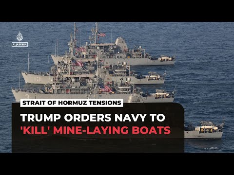 Trump ordered to ‘shoot and kill’ any boat putting mines in Strait of Hormuz