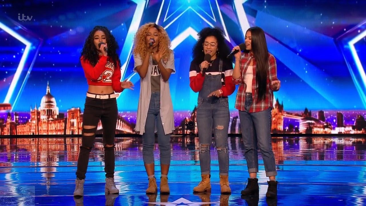 Britain's Got Talent 2017 The Miss Treats Girl Band Full Audition ...