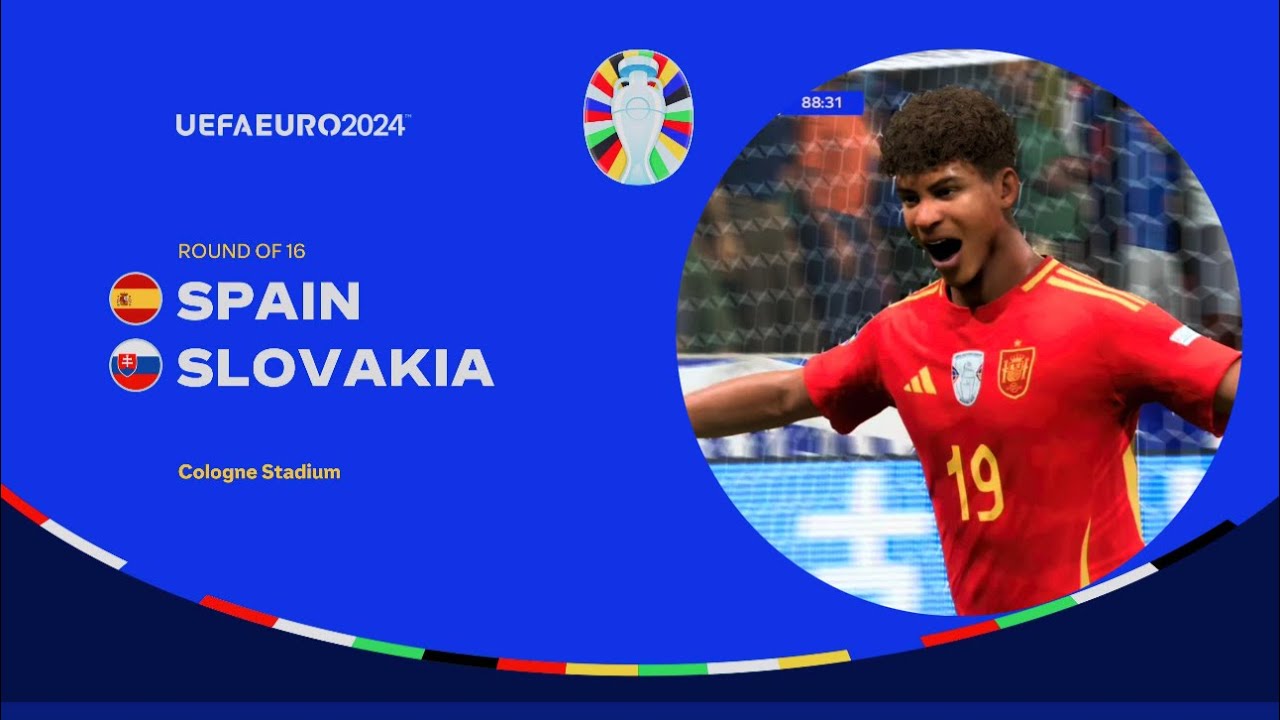 Spain vs Slovakia!5-3 | Yamal’s Brace Sends Spain to the Quarterfinals ...