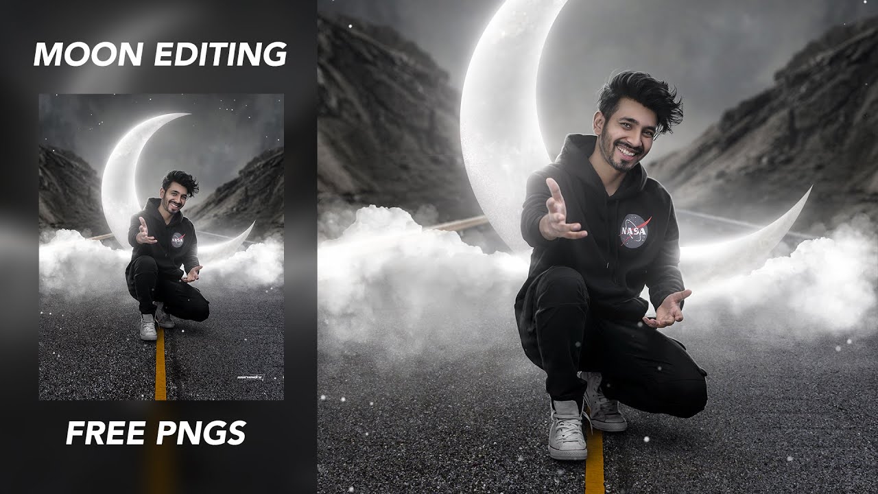 Moon Edit - Photo Editing Tutorial - YouTube