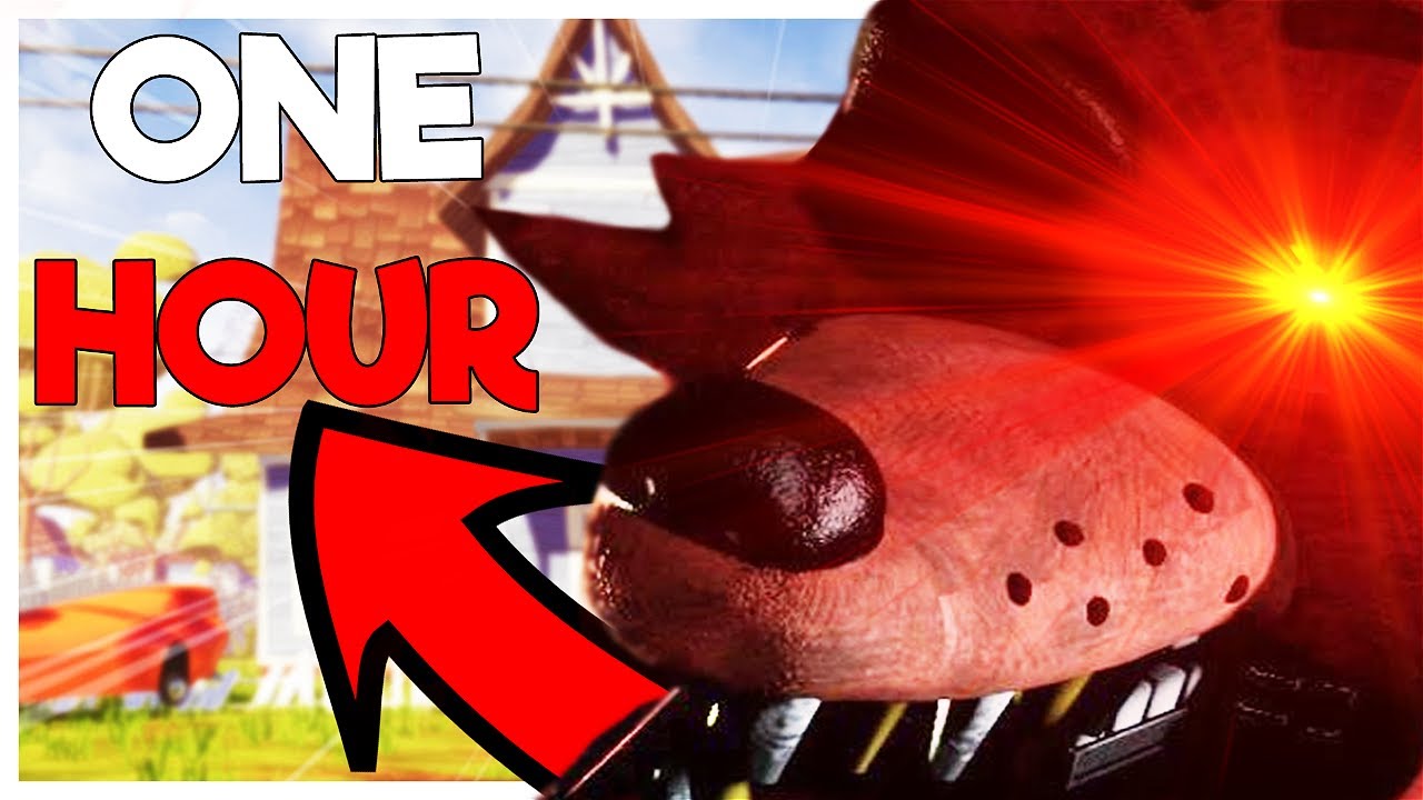 WE PLAYED THE IGNITED FOXY MOD IN HELLO NEIGHBOR FOR ONE HOUR?! - YouTube