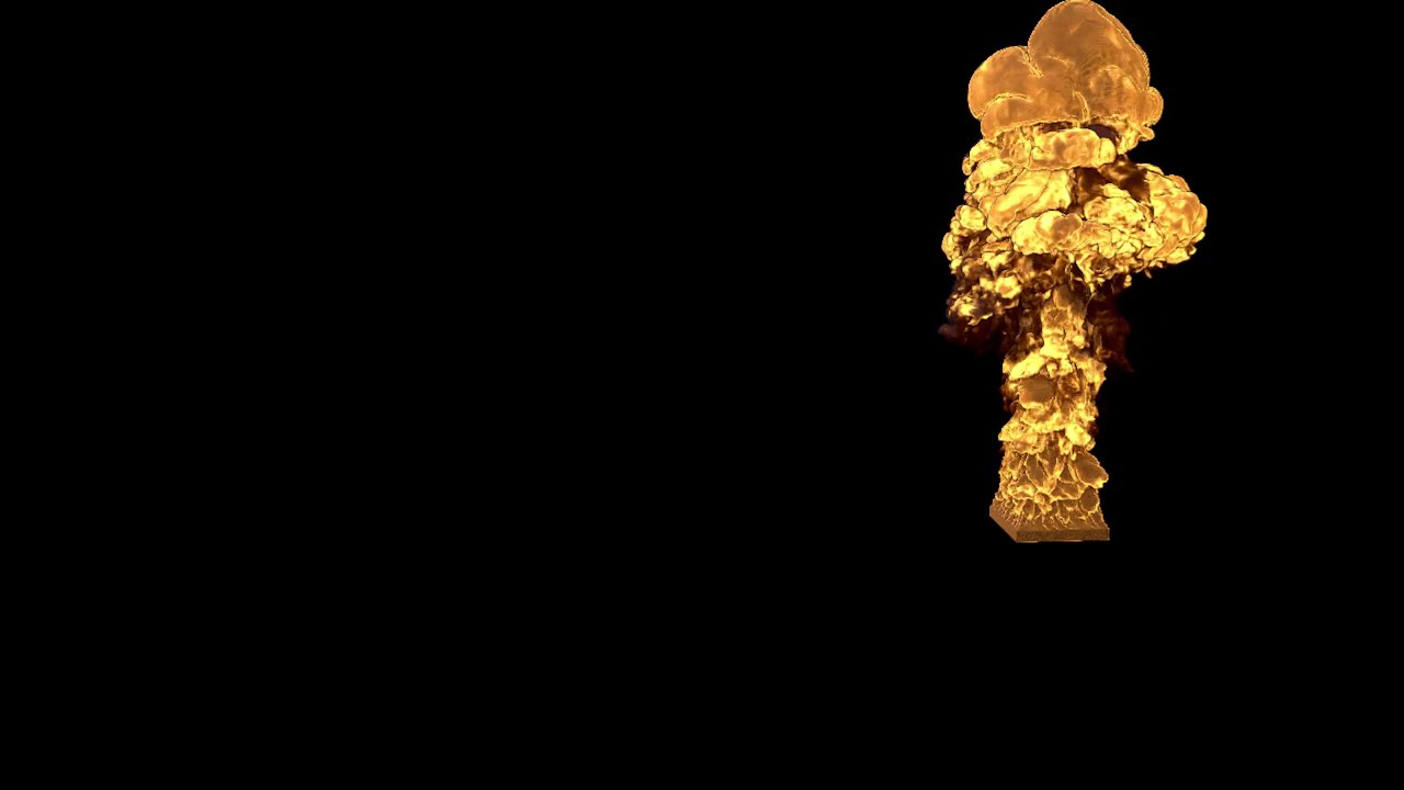 Fire (Explosion) Simulation in cinema 4d using turbulence FD - YouTube