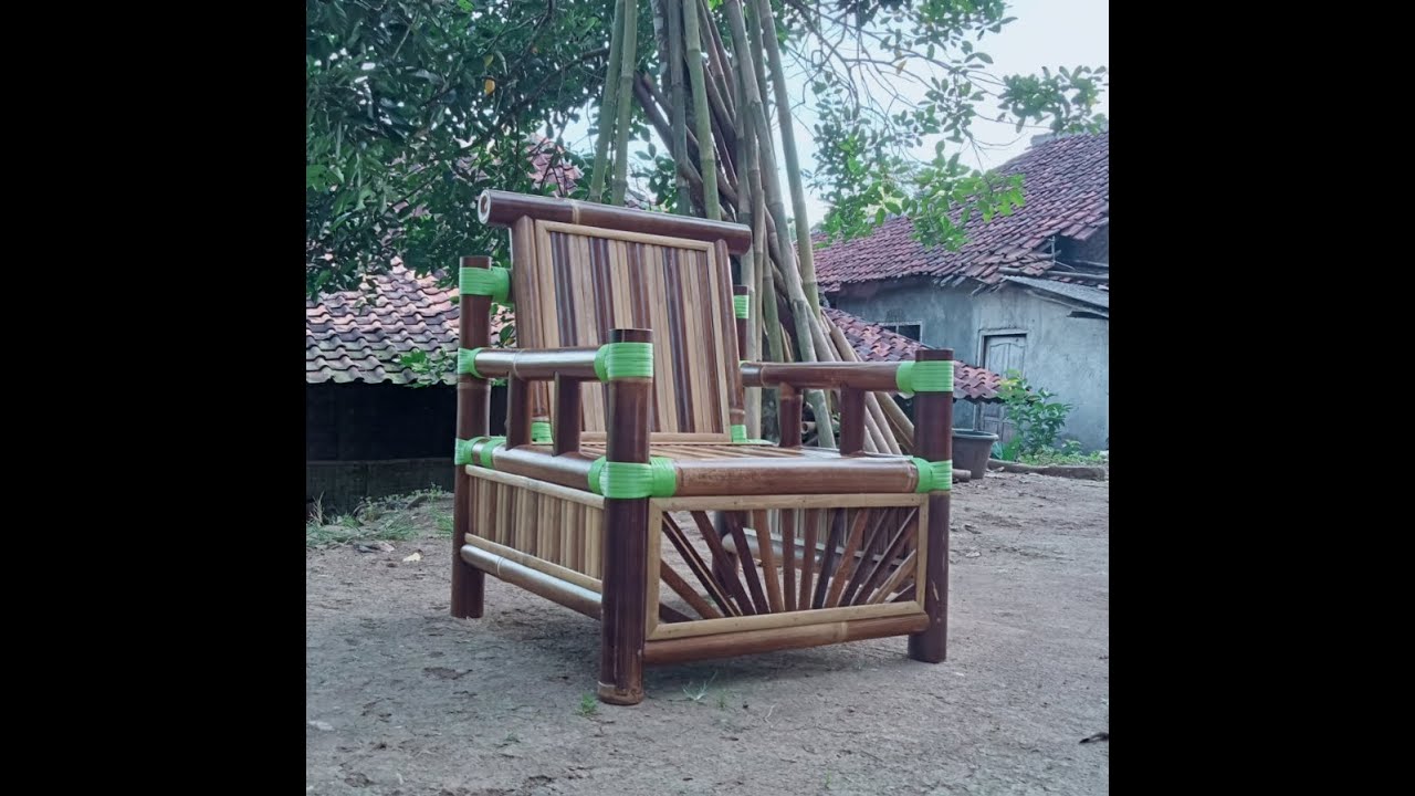 Cara pasang sesek kursi bambu dan pasang Lis ||ide kreatif - YouTube