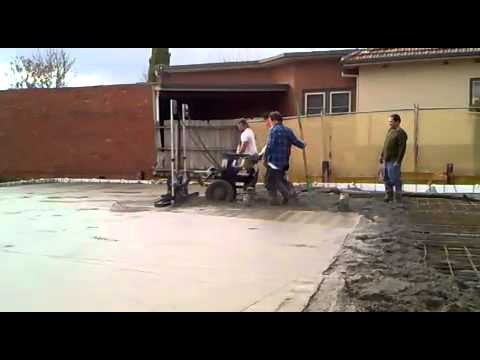 Somero Mini Laser Screed - YouTube