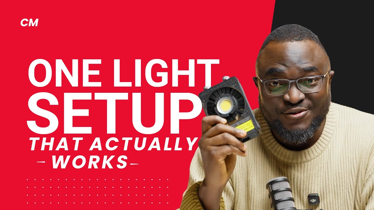 The BEST One-Light Setup for Podcasts, YouTube & Interviews - YouTube
