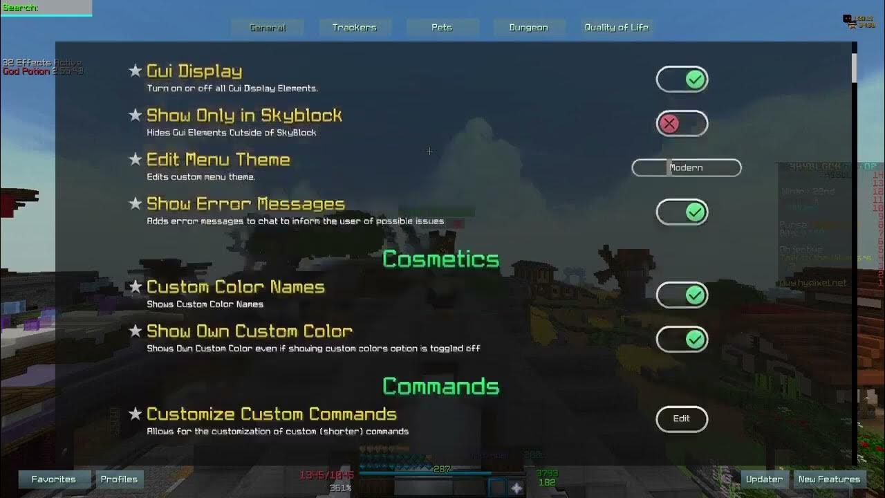 Free SBE SkyBlock Extras Mod In Description - YouTube