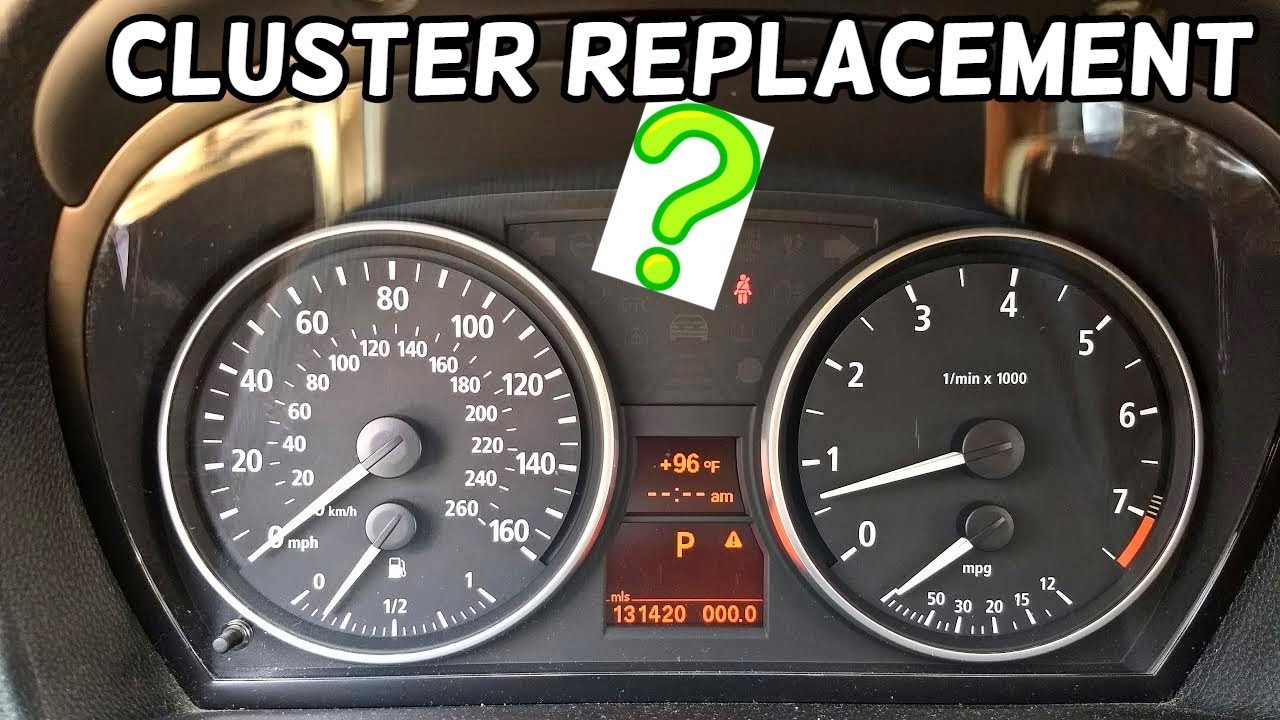 WHAT YOU NEED TO KNOW ABOUT CLUSTER REPLACEMENT BMW E90 E91 E92 E93 ...