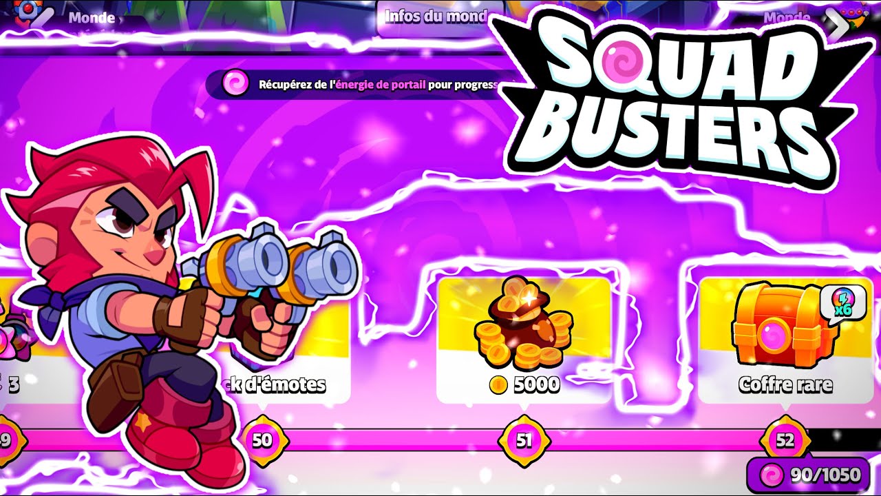 🔴RUSH NIVEAU 60 sur SQUAD BUSTERS FR !!! (Partie 1) - YouTube