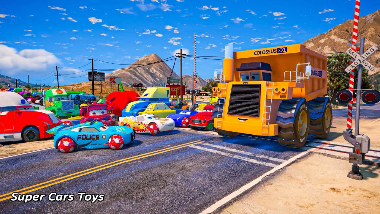 Disney Cars 3 McQueen Crazy Monster Trucks All Mack Jackson Storm ...