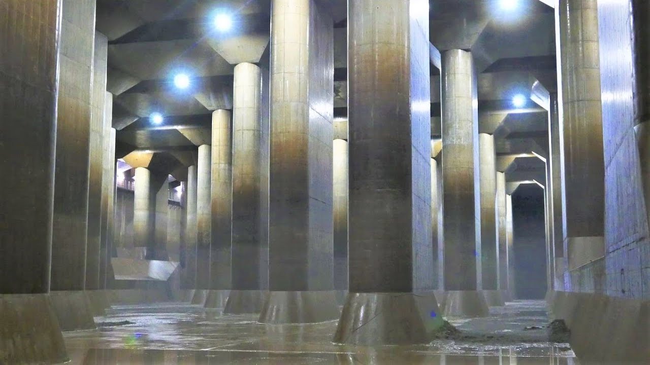 地下神殿「首都圏外郭放水路」に行ってみた！ - YouTube