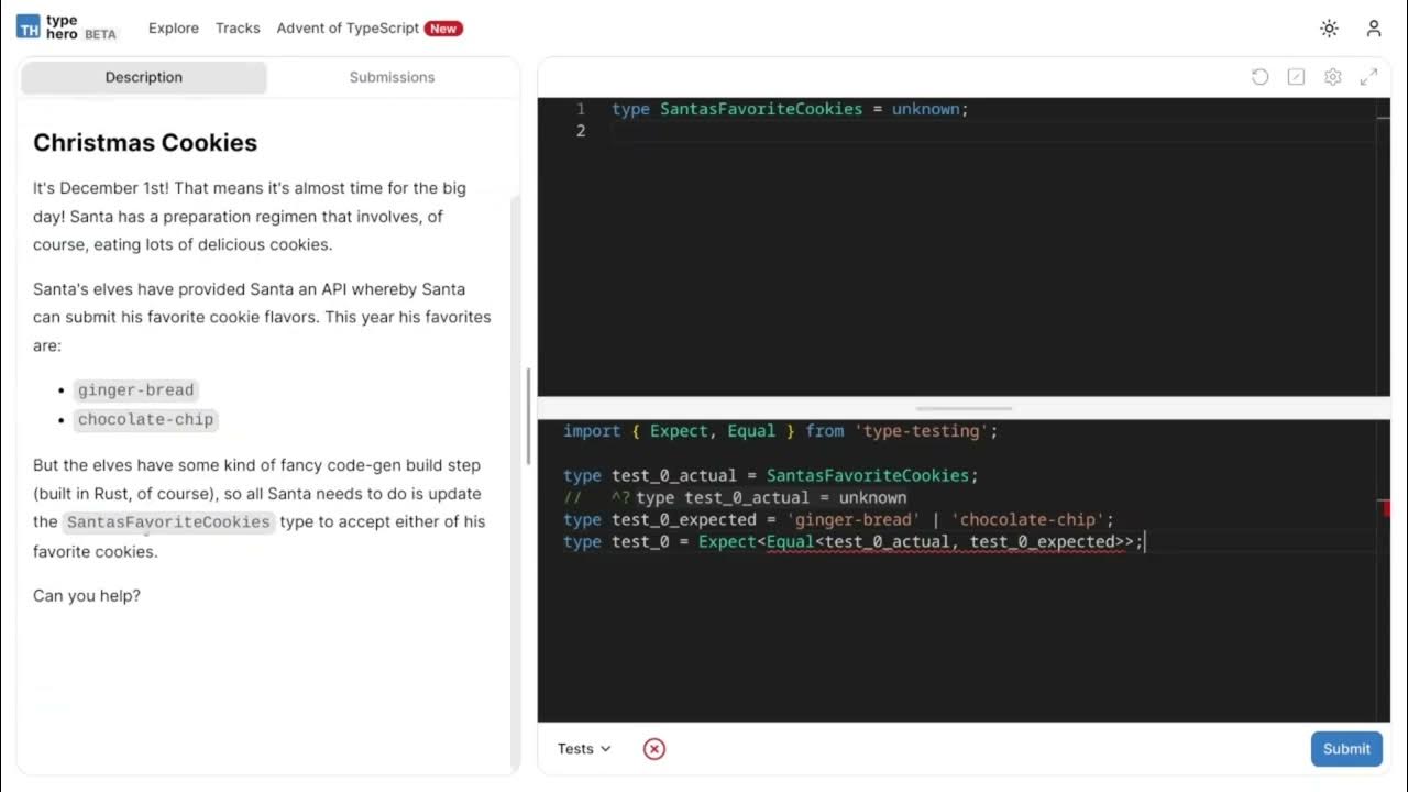 Advent of Typescript 1 - YouTube