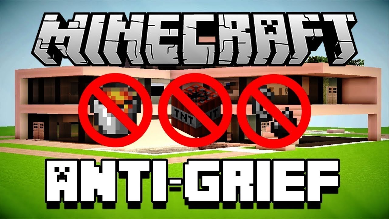 Anti-Grief System! - Minecraft Bedrock - Tutorial - YouTube