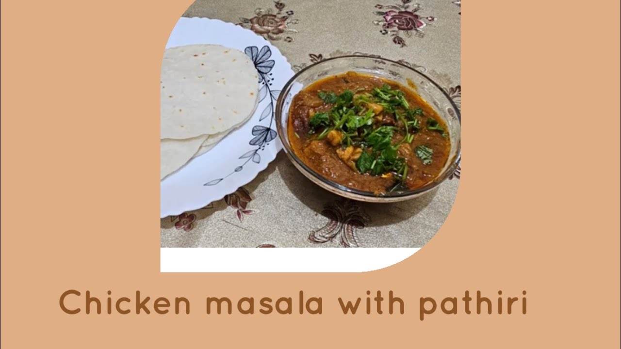 Chicken masala with pathiri/#1million #food #youtubeshorts ...