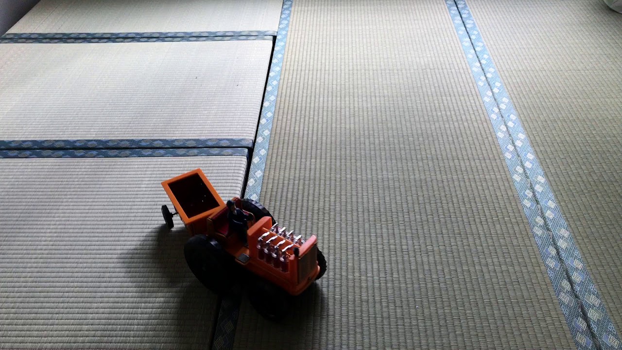 mn76 堀川玩具工業 トレーラーつきトラクター - YouTube