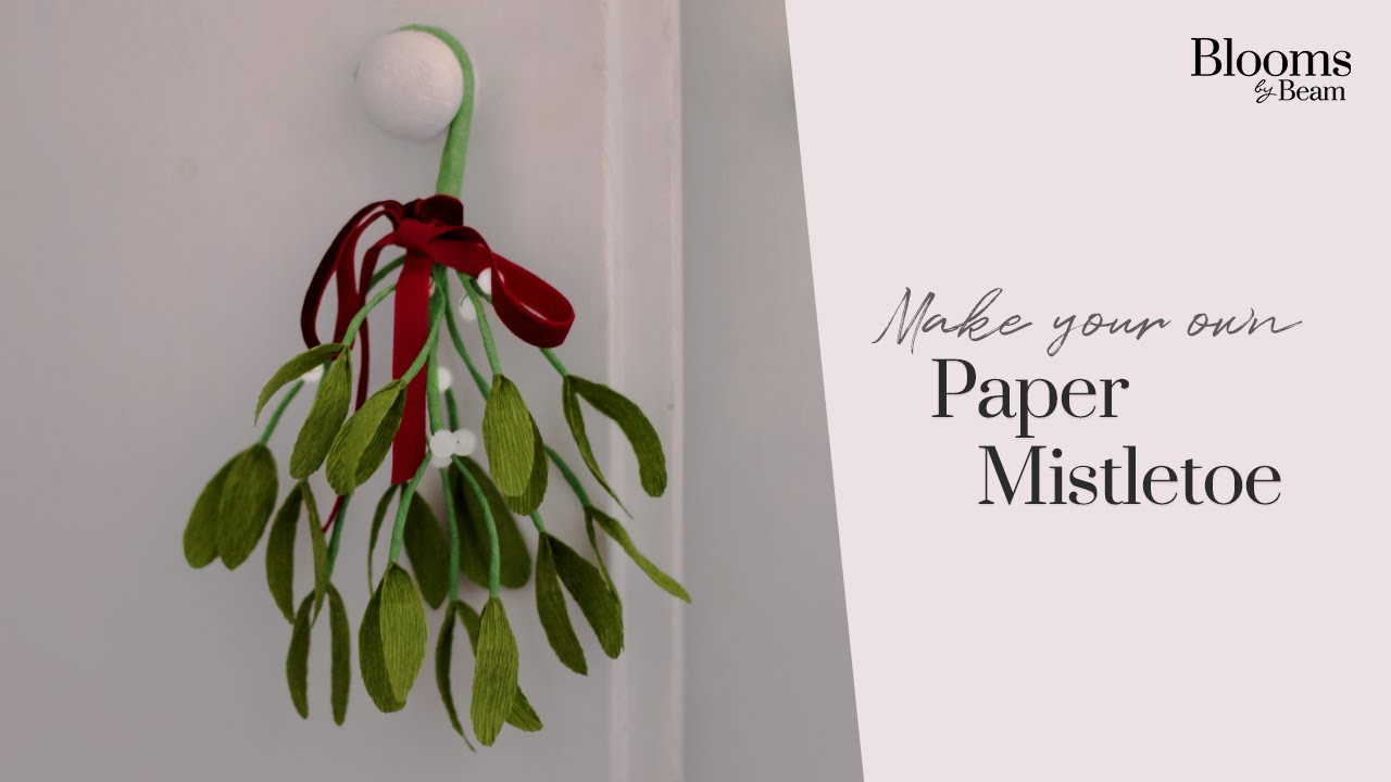 Make a Paper Mistletoe - YouTube