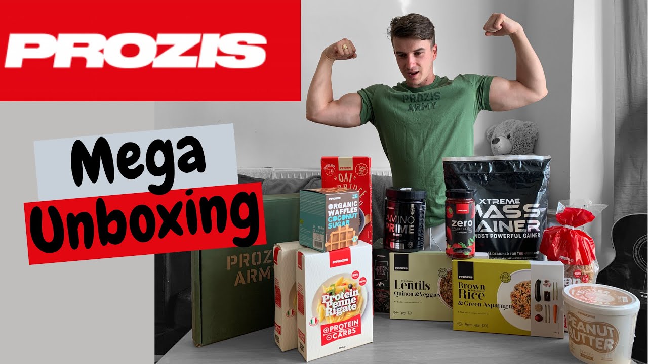 Unboxing Prozis - Suplimente, Alimente, Echipament - YouTube