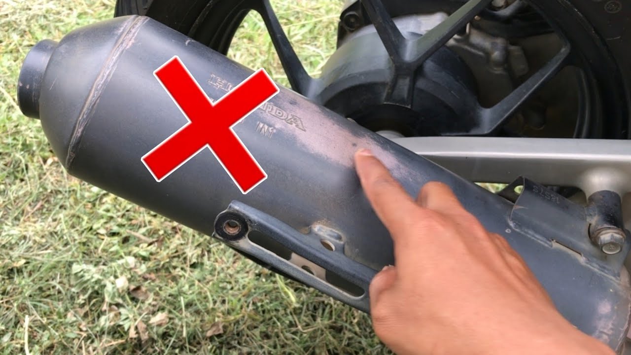 You've done how to paint the exhaust the wrong way! here's the right ...