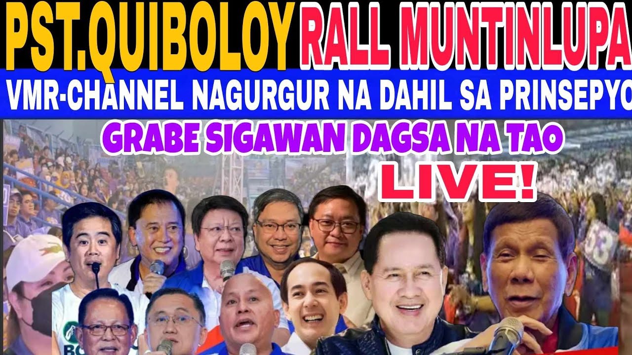SOLID PASTOR QUIBOLOY RALLY AT DUTERTEN DINAGSA LIVE - YouTube