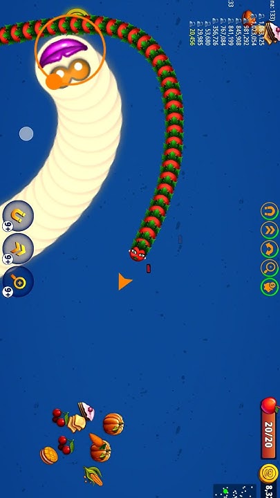 Saamp Wala Game | worms zone | Snake Game | #wormszone #wormzone #shorts #wormszoneio # ...