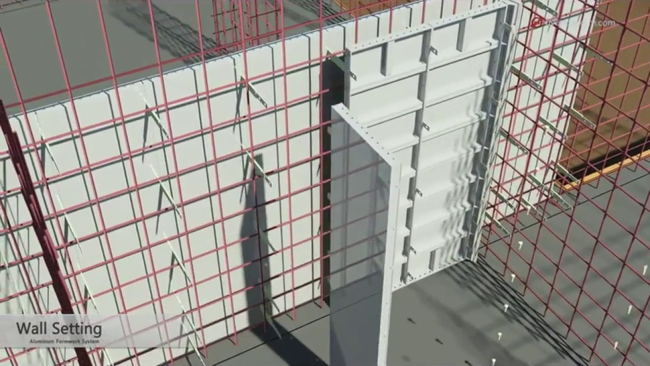 Hyundai Aluminum Formwork system - YouTube
