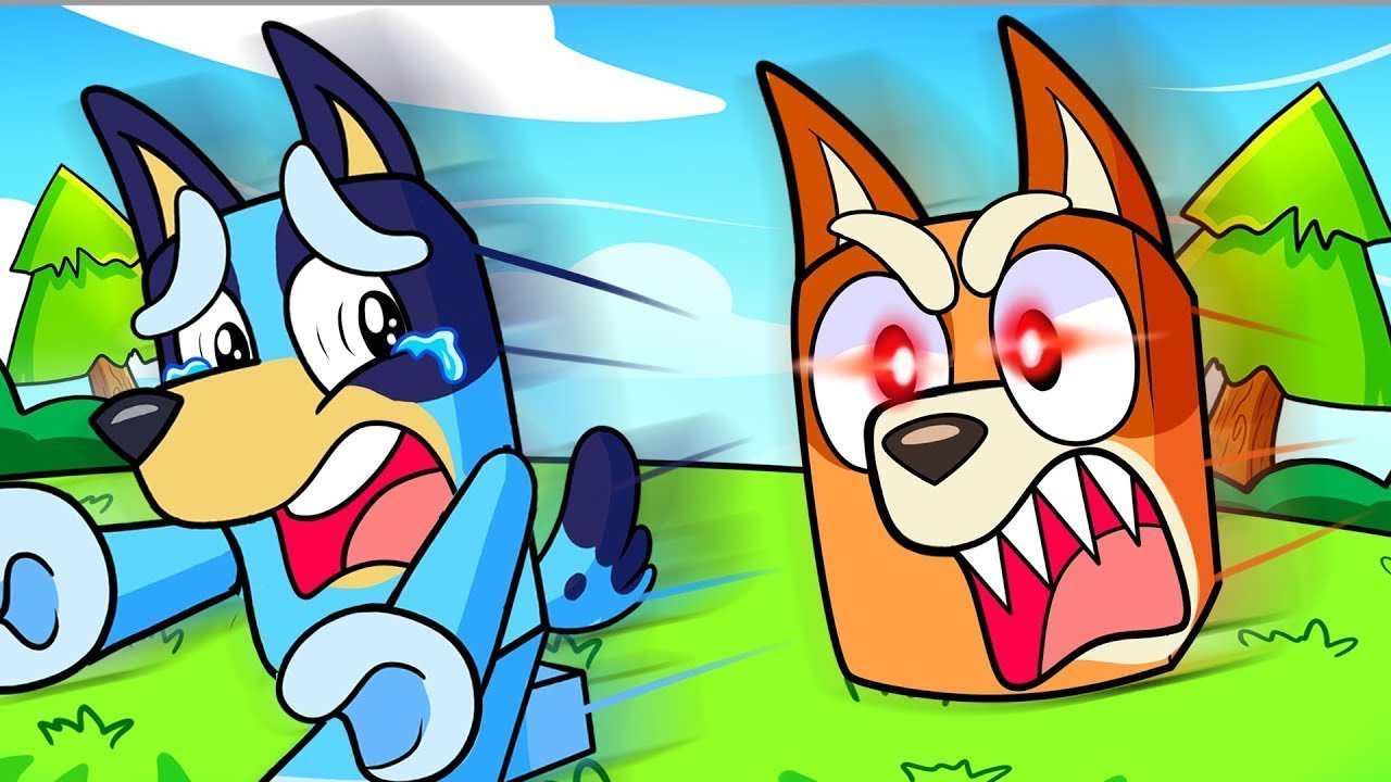 BLUEY ESCAPES FROM THE GIANT BINGO HEAD in ROBLOX! - YouTube