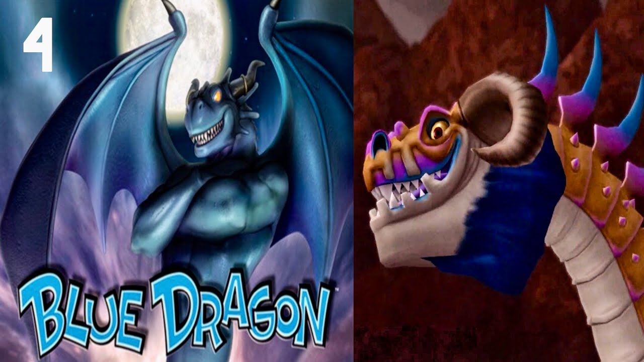 Blue Dragon Part 4. The dangerous dinosaur. (Hard New Game Blind) - YouTube