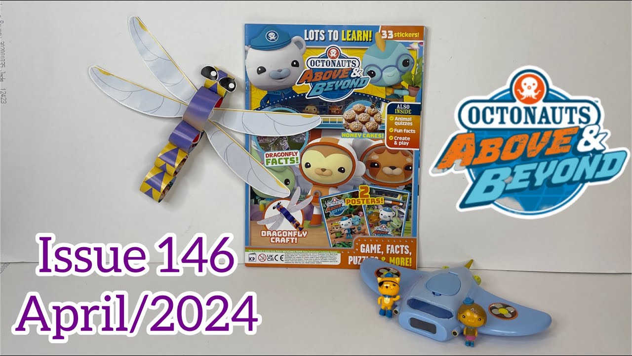 Octonauts above & beyond, issue 146, April/2024, with OCTORAY set 🌊🐟🐠🐬 ...