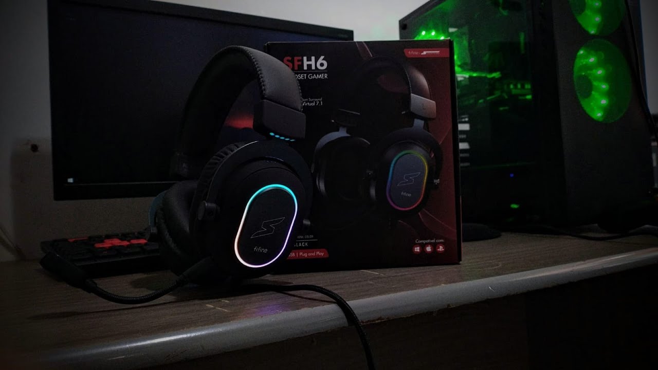 Headset Fifine SFH6 - Unboxing - YouTube