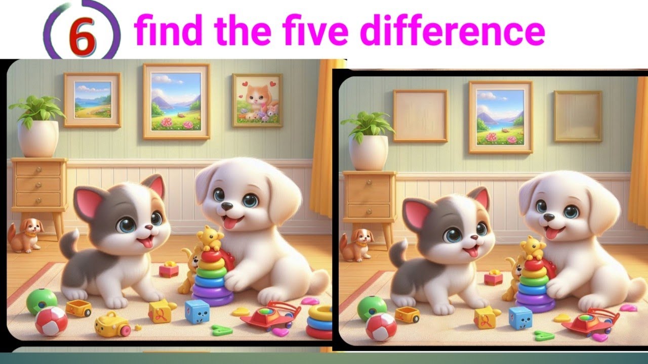 Find the five difference,,puzzle game , Spot The Difference : Only ...