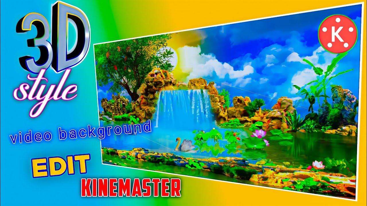 Nature Style background video Editing Kinemaster | Waterfall Nature ...