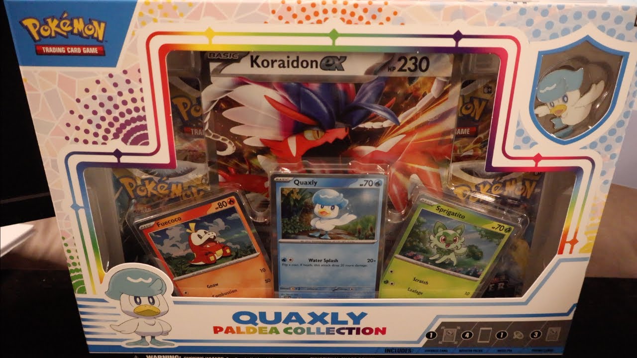 Quaxly Paldea Collection Box Opening - YouTube