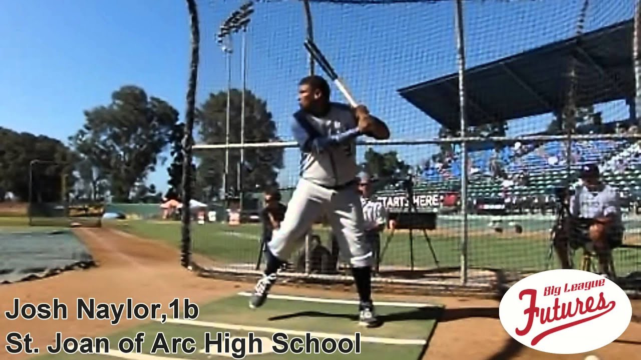 Josh Naylor, 1b, St Joan of Arc High School, Swing Mechanics at 200 fps ...