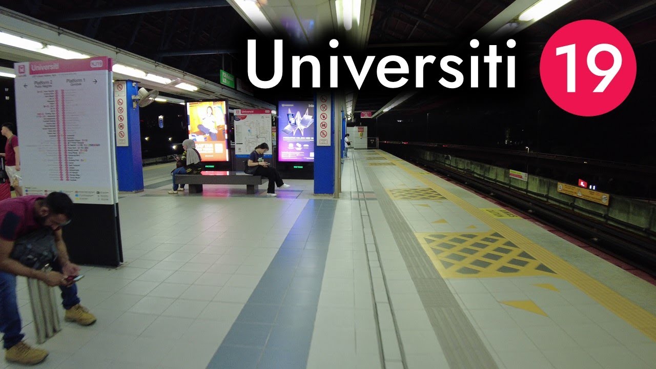 Universiti LRT Station | Kelana Jaya Line (Part 1) - YouTube