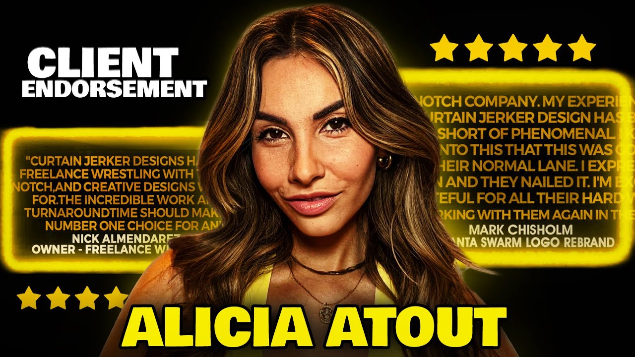 AEW Interviewer Alicia Atout Endorses Curtain Jerker Designs Pro ...