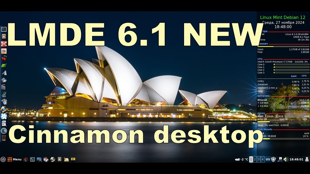 Linux Mint Cinnamon 22 “Wilma“ & LMDE 6.1 “Faya” & Debian 12.8 ...