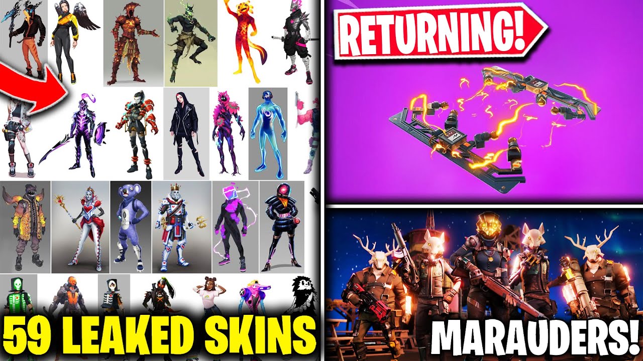 *NEW* Fortnite Update | 59 LEAKED Skin Concepts, Fire Items NERFED ...