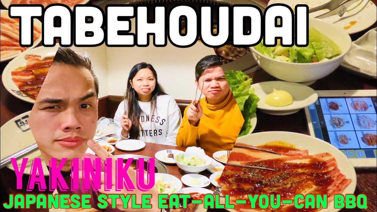 "Tabehoudai" Eat All You Can in Japan | Fukuoka City, Japan - YouTube