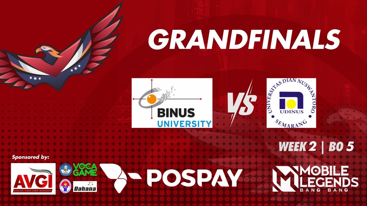 [GRANDFINALS] MOBILE LEGENDS UIBG 2023 | BNSG Vincere (BINUS) vs. Udinus Sword (UDINUS) - YouTube