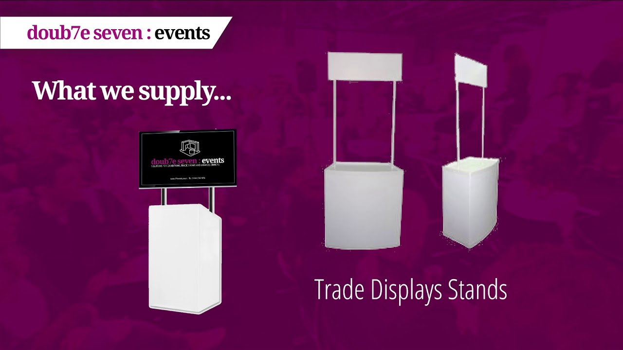Exhibition & Trade Stand Solutions for hire - YouTube
