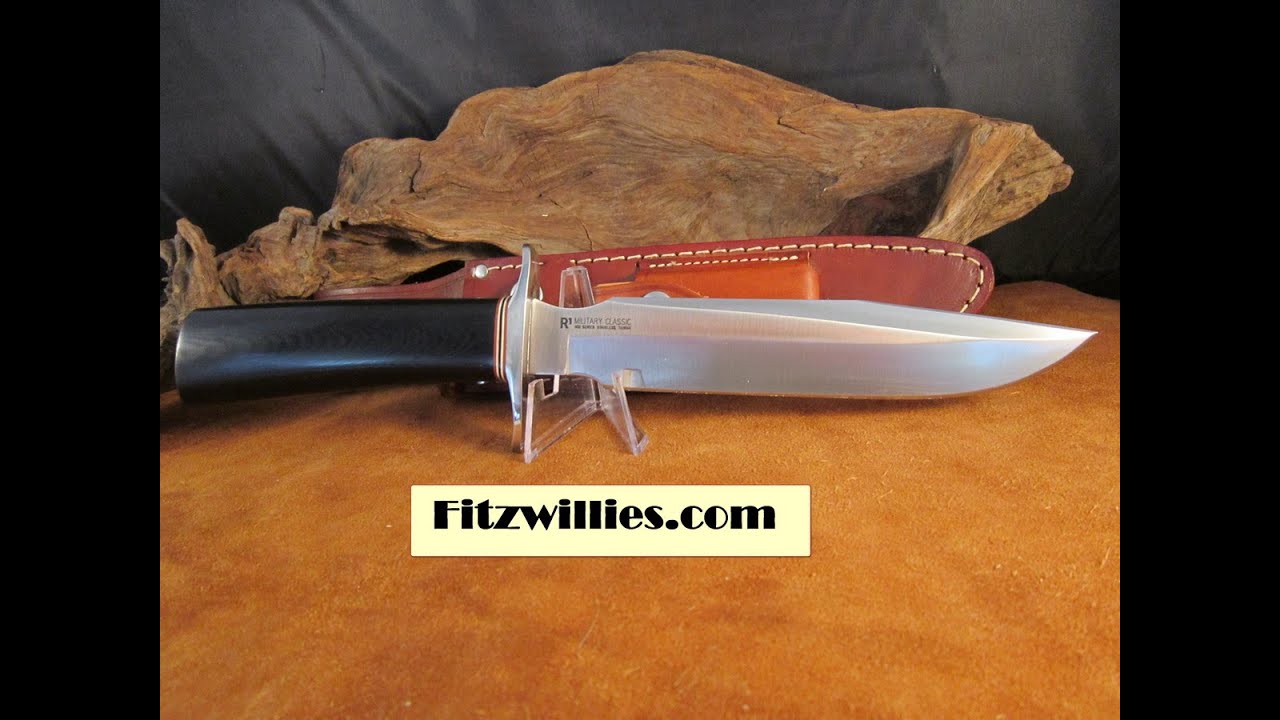 Cold Steel 1990's R1 Military Classic Knife - YouTube