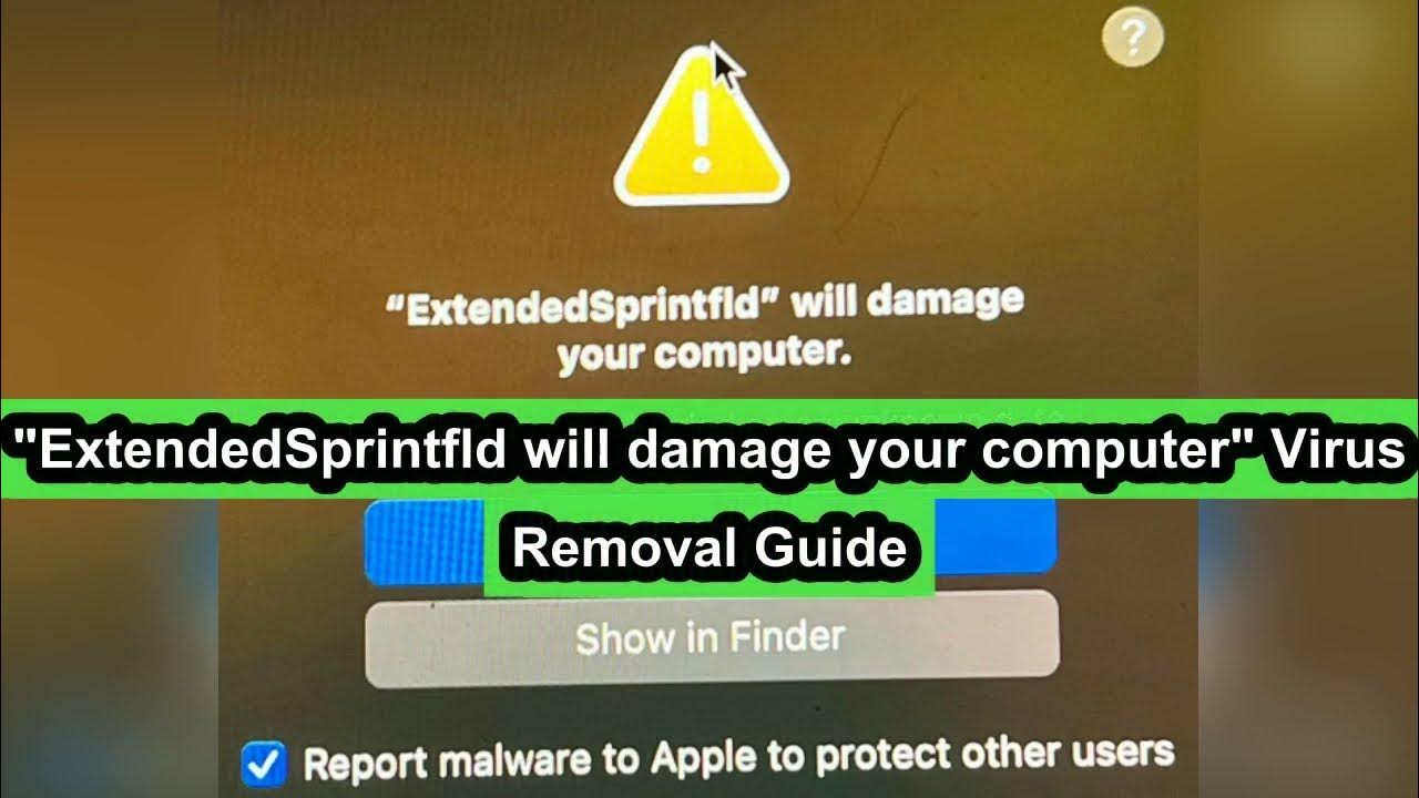 ExtendedSprintfld will damage your computer | Remove ExtendedSprintfld Mac Virus - YouTube