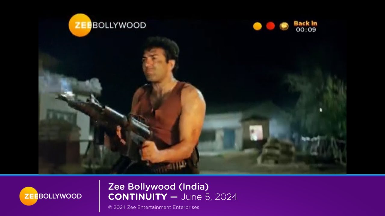 Zee Bollywood (India) continuity | June 5, 2024 - YouTube