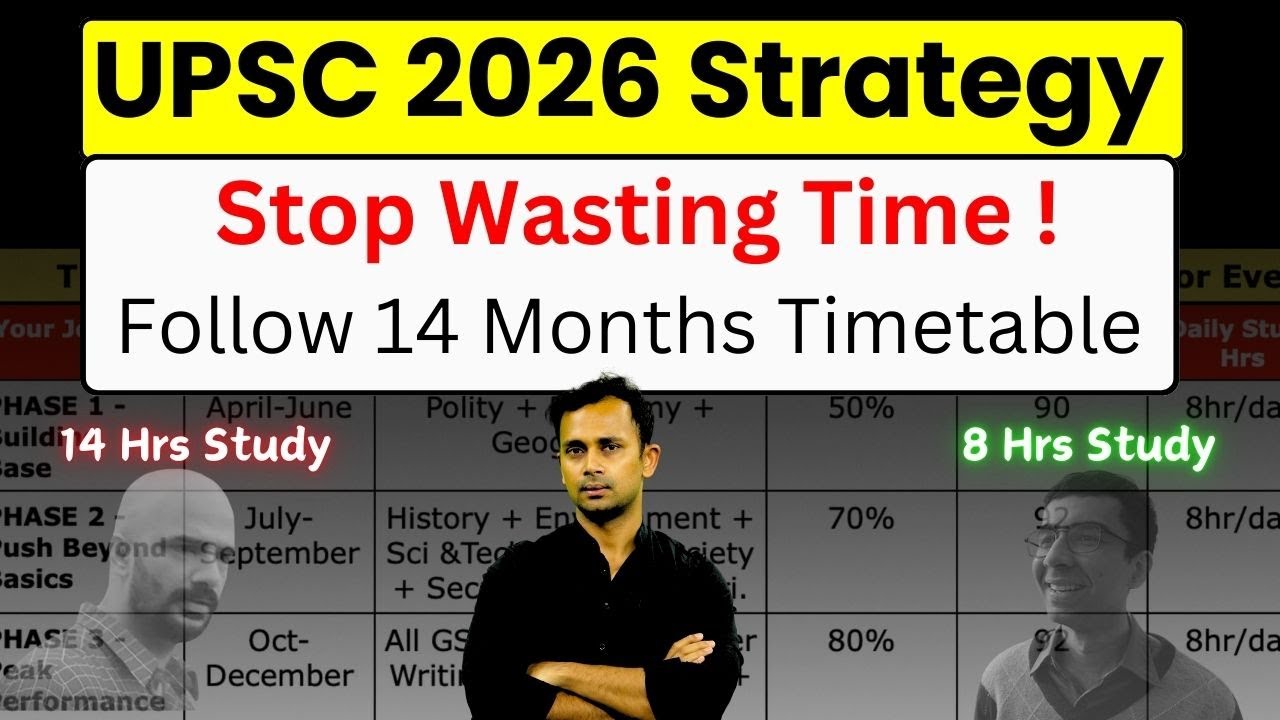 YOU NEED THIS To Crack UPSC 2026 🔥 Complete Strategy For UPSC 2026 From ...