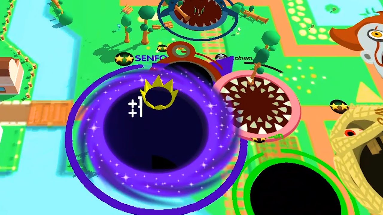 Hole.io Map Control: 100.00% - Big Hole WORLD RECORD #37 - YouTube