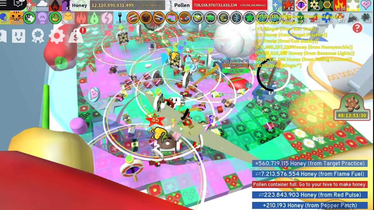 Red hive boost 75t missing puff blessing and wealth clock and rbc ...