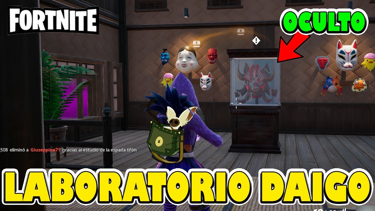 UBICACION, Localiza e Investiga el taller Subterráneo oculto de DAIGO - FORTNITE HISTORIA - YouTube