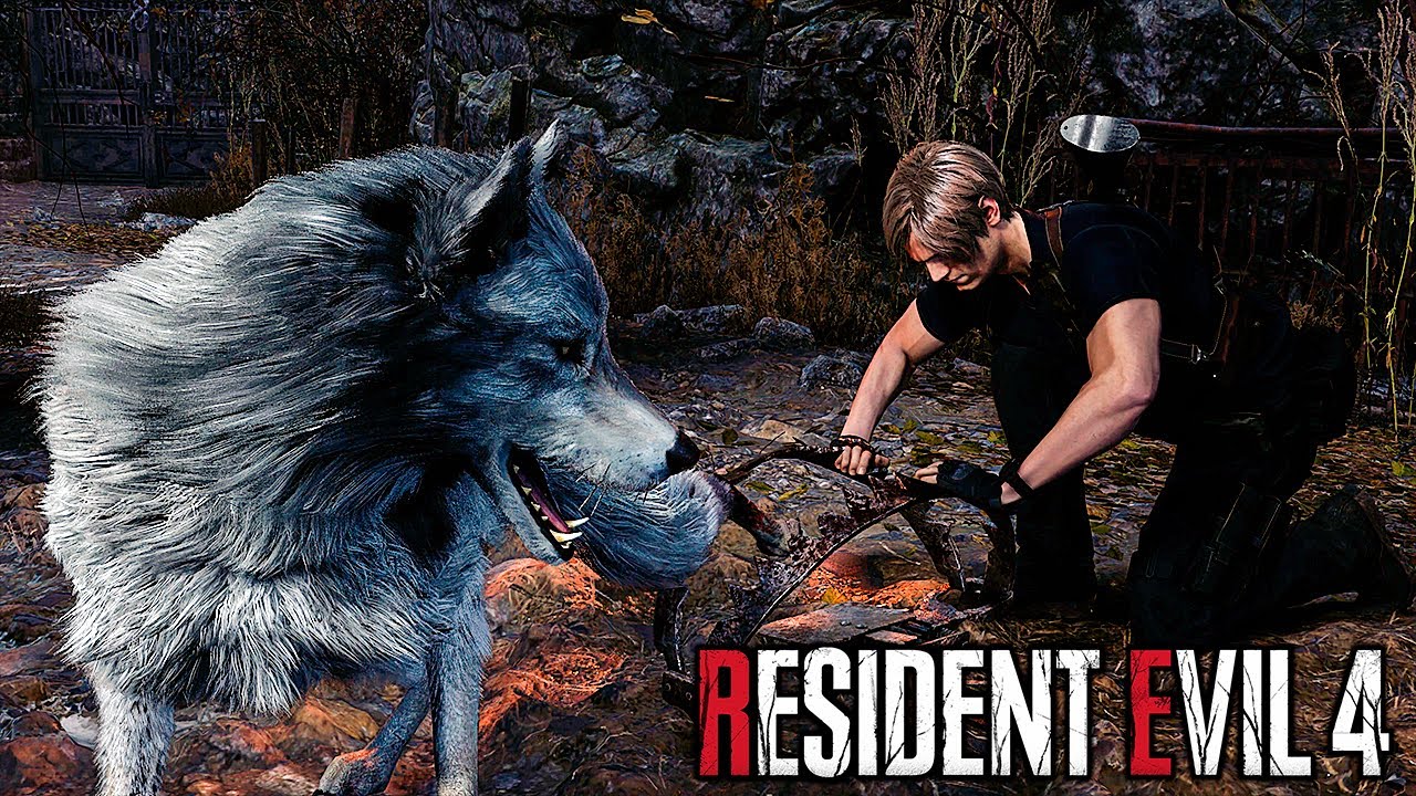 Leon saves the Dog in Resident Evil 4 REMAKE 2023 (4K 60FPS) - YouTube