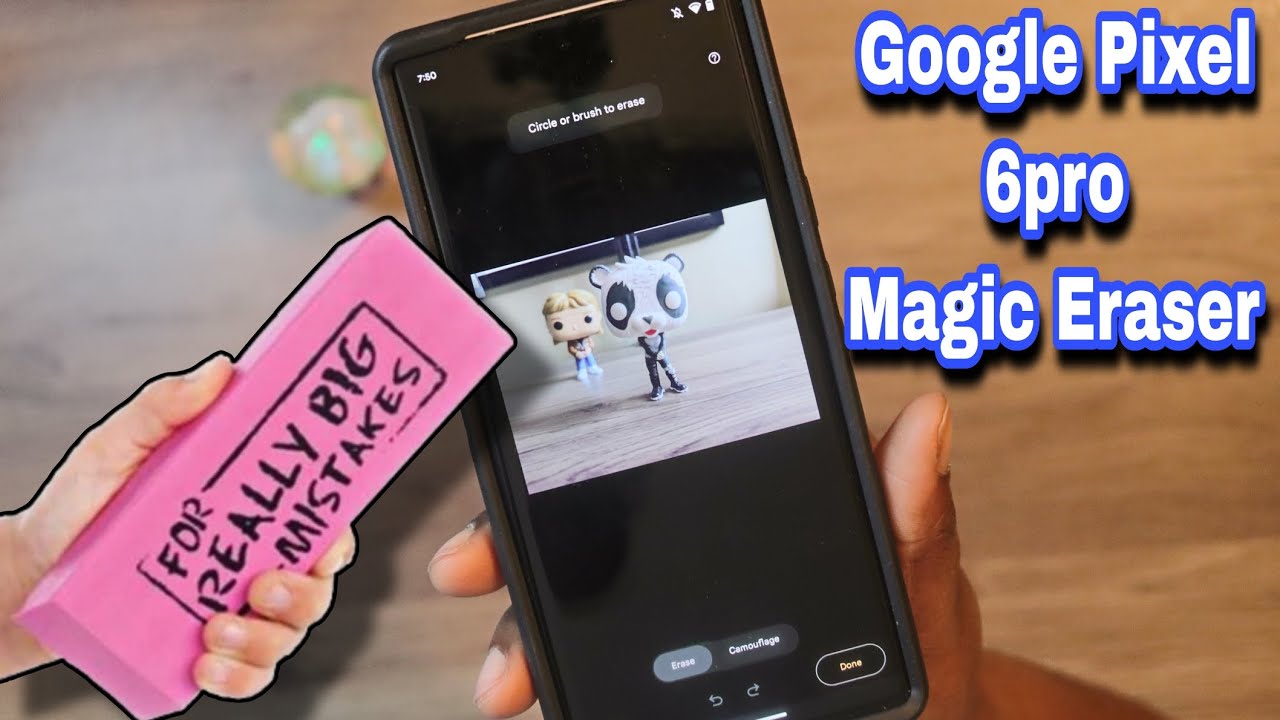 Google Pixel 6pro Magic Eraser - YouTube