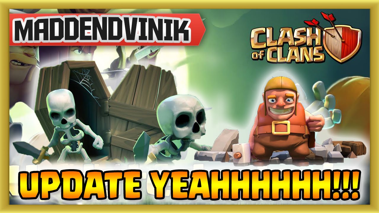 Clash of Clans - Halloween Update NEW Skeleton Trap, Clan Profile ...
