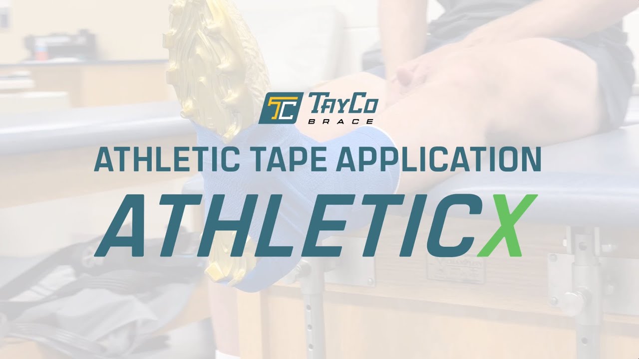 For Athletic Trainers: How to Use Athletic Tape to Spat/Secure the ...